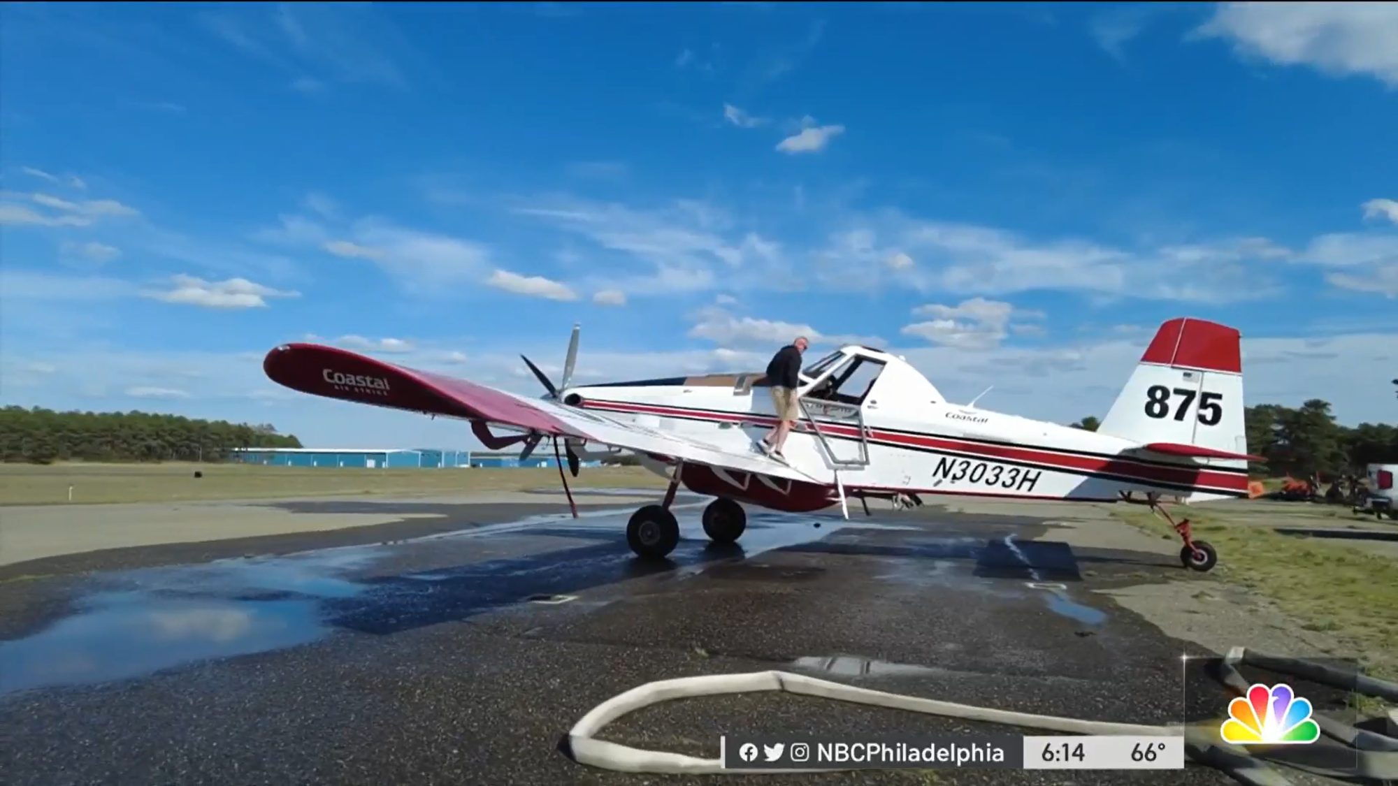 New Jersey Wildfires - Coastal Air Strike
